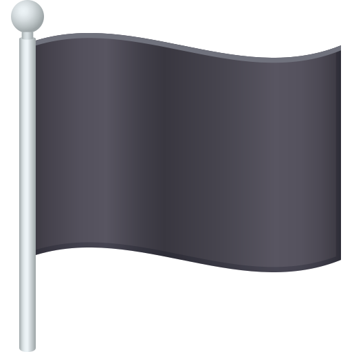 🏴 Bendera hitam emoji