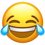 😂 Wajah gembira berurai air mata emoji