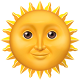 🌞 Rosto Do Sol emoji