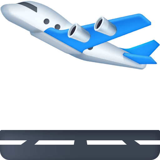 🛫 Avião Decolando emoji