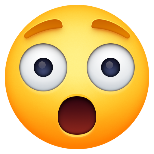 😲 Astonished Face Emoji