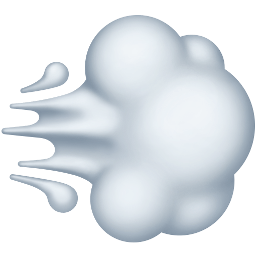 💨 Dashing Away Emoji