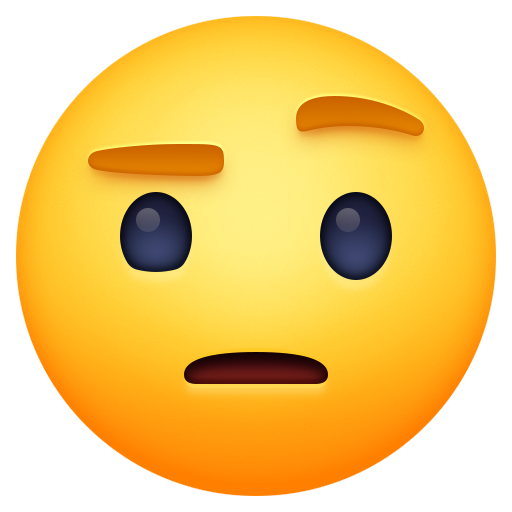 🤨 Obličej se zvednutým obočím emoji