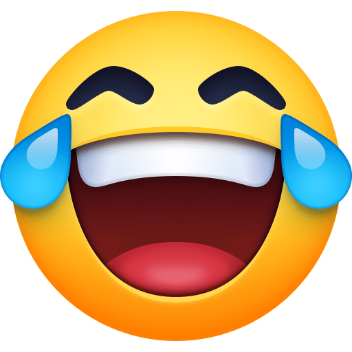 😂 Wajah gembira berurai air mata emoji