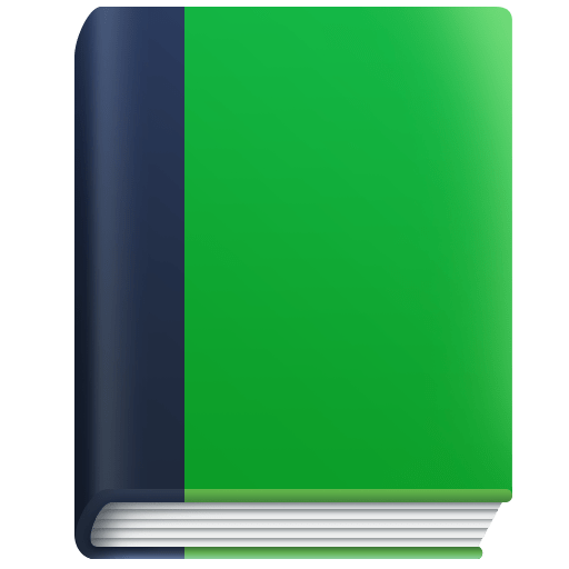 📗 Livre Vert emoji