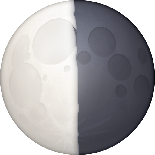 🌗 Last Quarter Moon Emoji