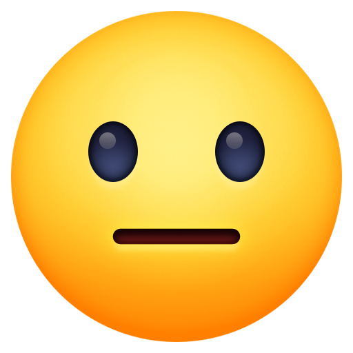 Neutral Face Emoji 😐