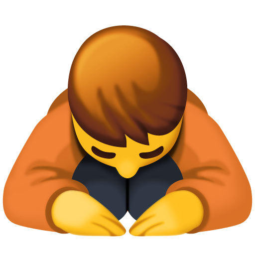 🙇 Person Bowing Emoji