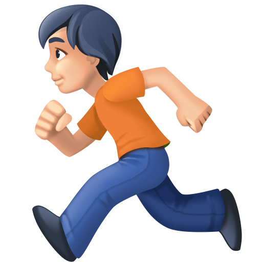 🏃🏻 Person Running: Light Skin Tone Emoji