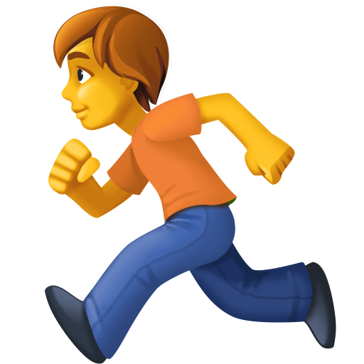 🏃 Person Running Emoji