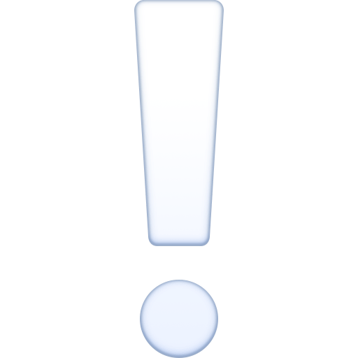 White Exclamation Mark Emoji