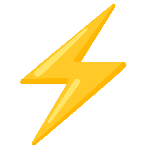 ⚡ High Voltage Emoji