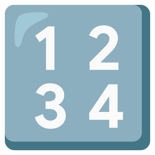 🔢 Input Numbers Emoji