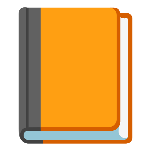 📙 Orange Book Emoji