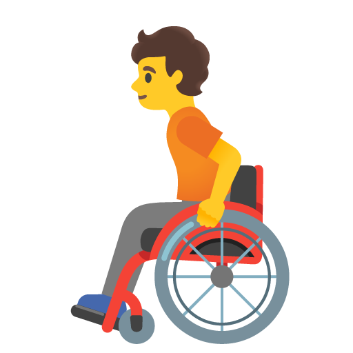🧑‍🦽 Pessoa Em Cadeira De Rodas Manual emoji