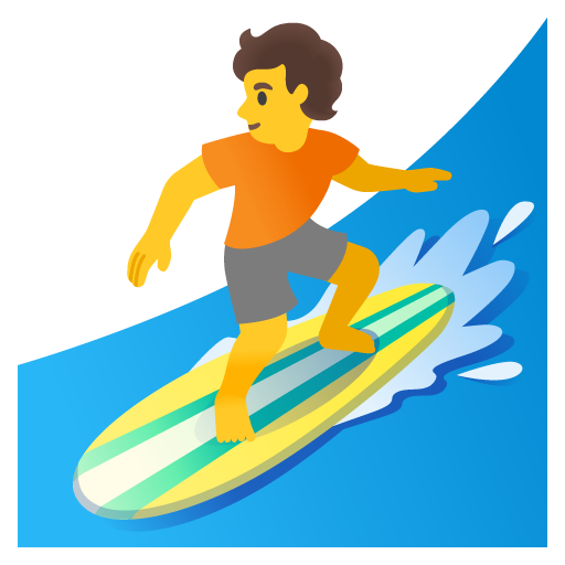 🏄 Person Surfing Emoji
