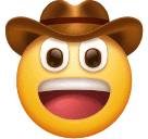 🤠 Wajah koboi emoji