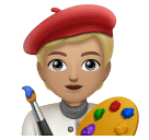 🧑🏼‍🎨 Artist: Medium-Light Skin Tone Emoji