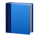 📘 Blue Book Emoji