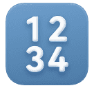 🔢 Input Numbers Emoji