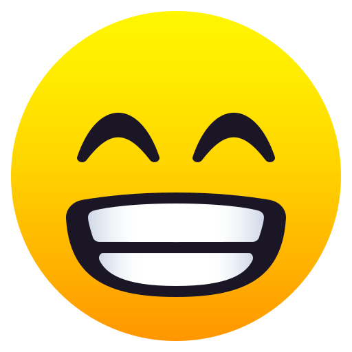 😁 Rosto Contente Com Olhos Sorridentes emoji