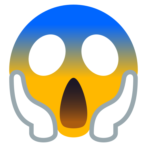 😱 Angstig schreeuwend gezicht emoji