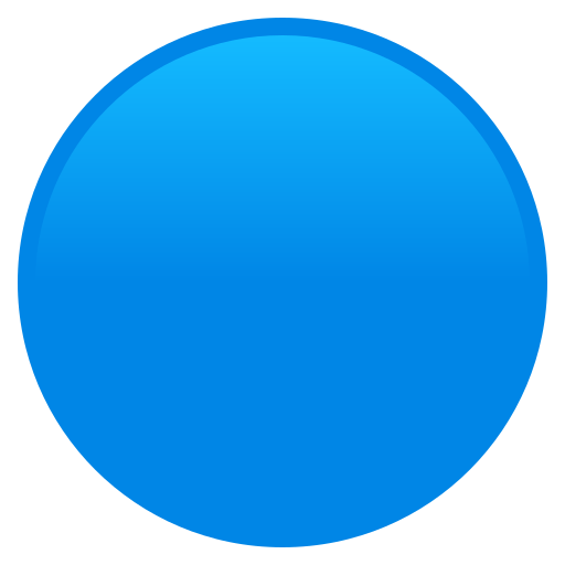 🔵 Blue Circle Emoji