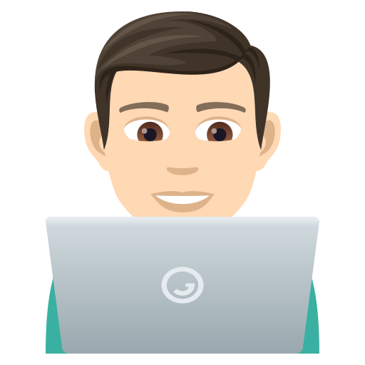 👨🏻‍💻 Man Technologist: Light Skin Tone Emoji