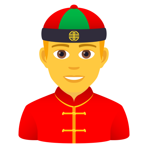 👲 Person with Skullcap Emoji