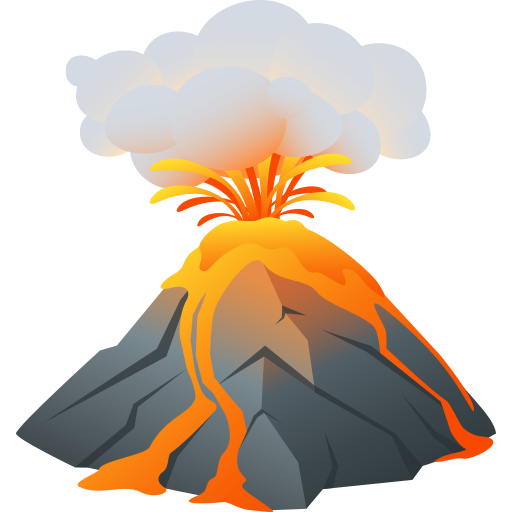 🌋 Volcano Emoji