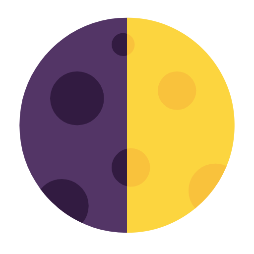 First Quarter Moon Emoji 🌓