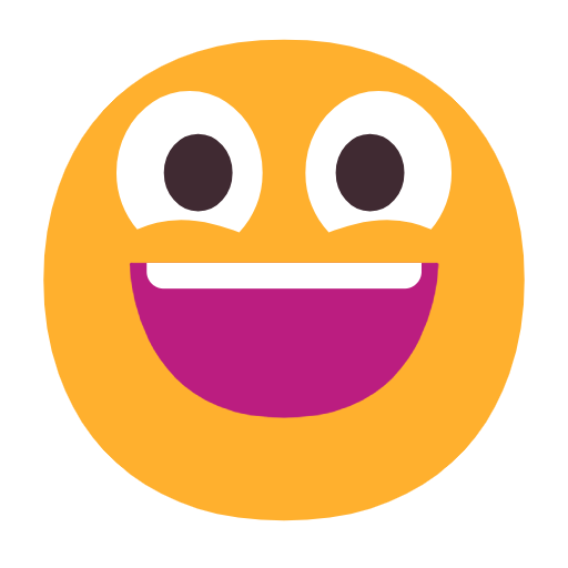 😃 Grinning Face with Big Eyes Emoji