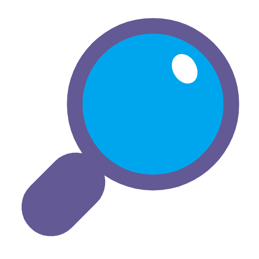 🔎 Förstoringsglas som lutar åt höger emoji