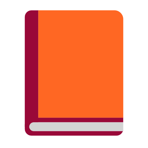 📙 Orange Book Emoji