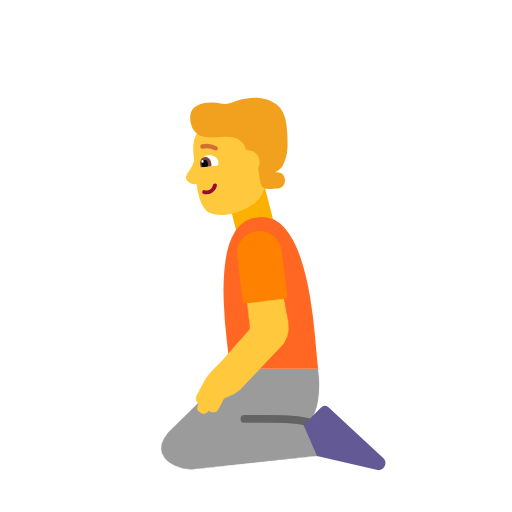 🧎 Klečící osoba emoji