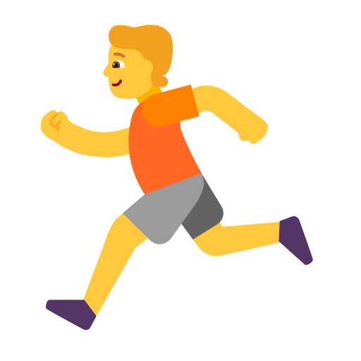 🏃 Person Running Emoji