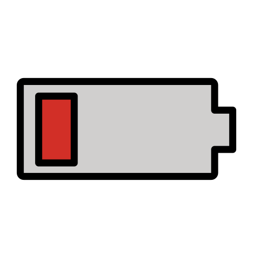Low Battery Emoji 🪫