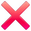 Cross Mark Emoji