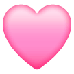 Pink Heart Emoji