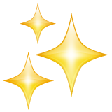 Funkelnde Sterne Emoji